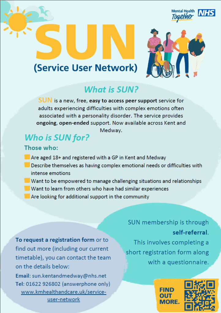 SUN (Service User Network) – North Kent Mind
