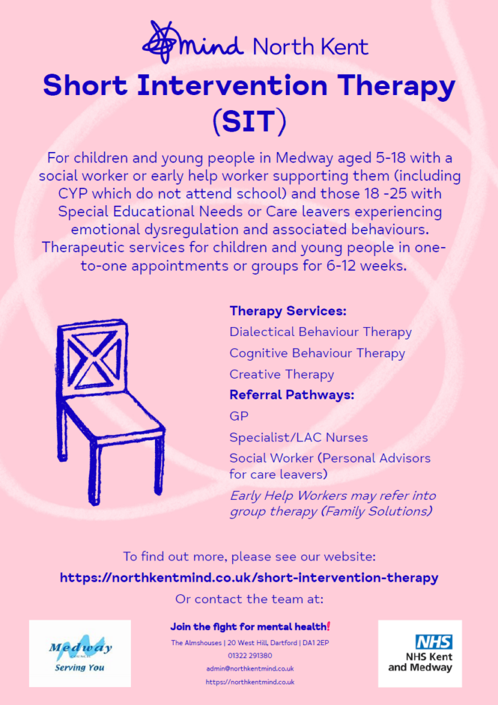 Short Intervention Therapy (SIT) – North Kent Mind